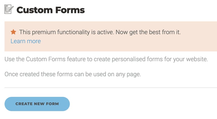 Custom Forms
