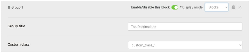 Grouped Featured Banners